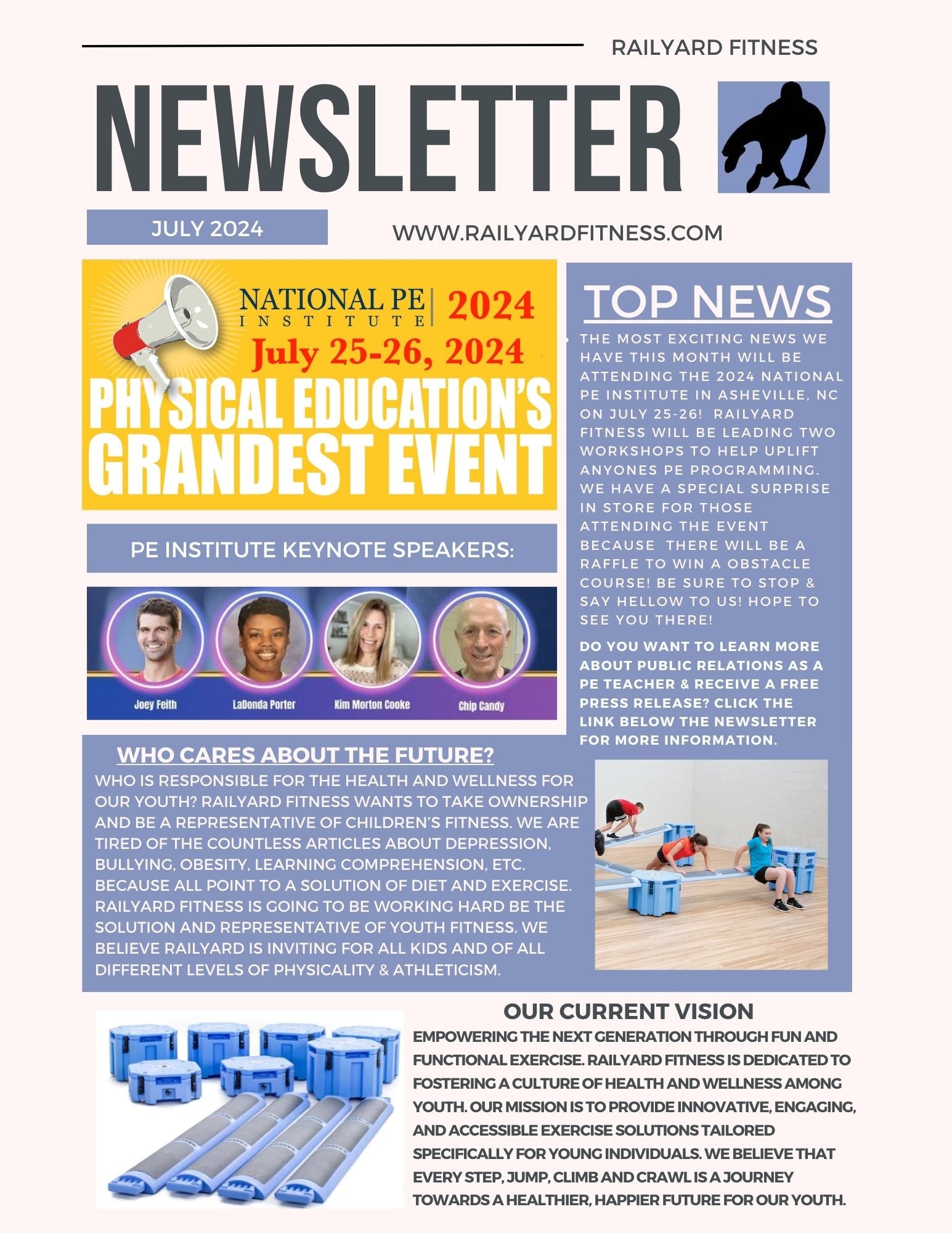 July 2024 Newsletter – Railyard Fitness